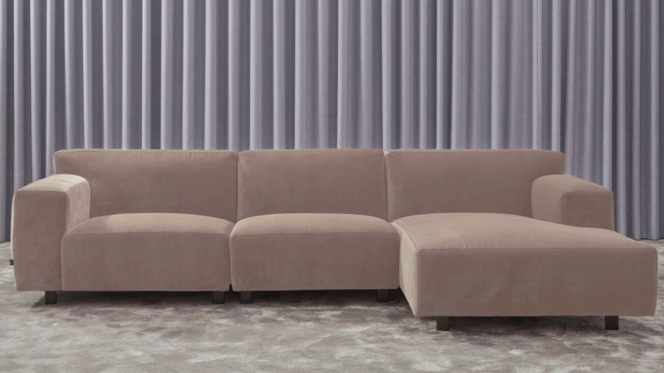 Canapea de colt Vesta Paris Taupe, dreapta | Rovere