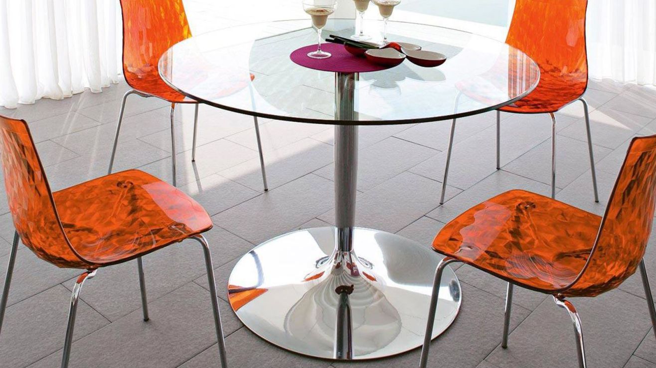 Masa rotunda Planet Glass | Rovere